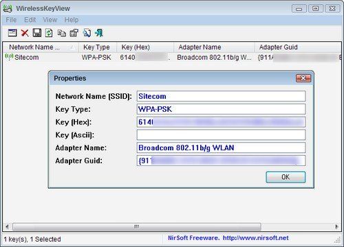 Per avere informazioni più dettagliate sulle connessioni rilevate da WirelessKeyView , fai ...
