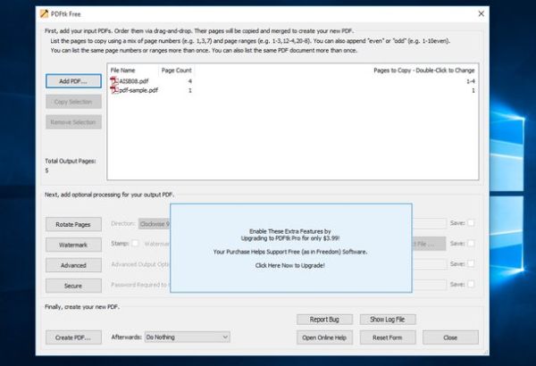 PDFtk Free (Windows)