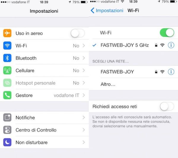 Rimuovere e installare nuovamente l'app
