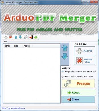 Arduo PDF Merger