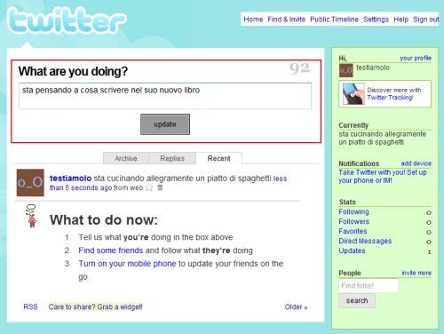 Come faccio a seguire i twitt di tutti i miei amici?