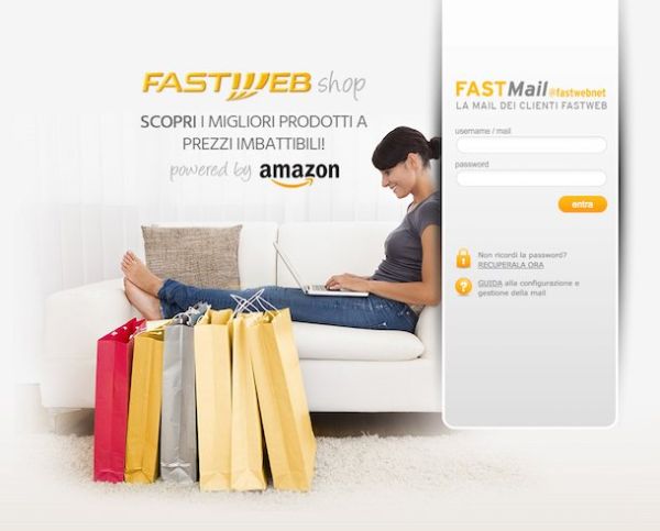 Configurare SMTP Fastweb su computer