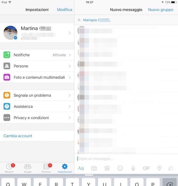 Come funziona Messenger